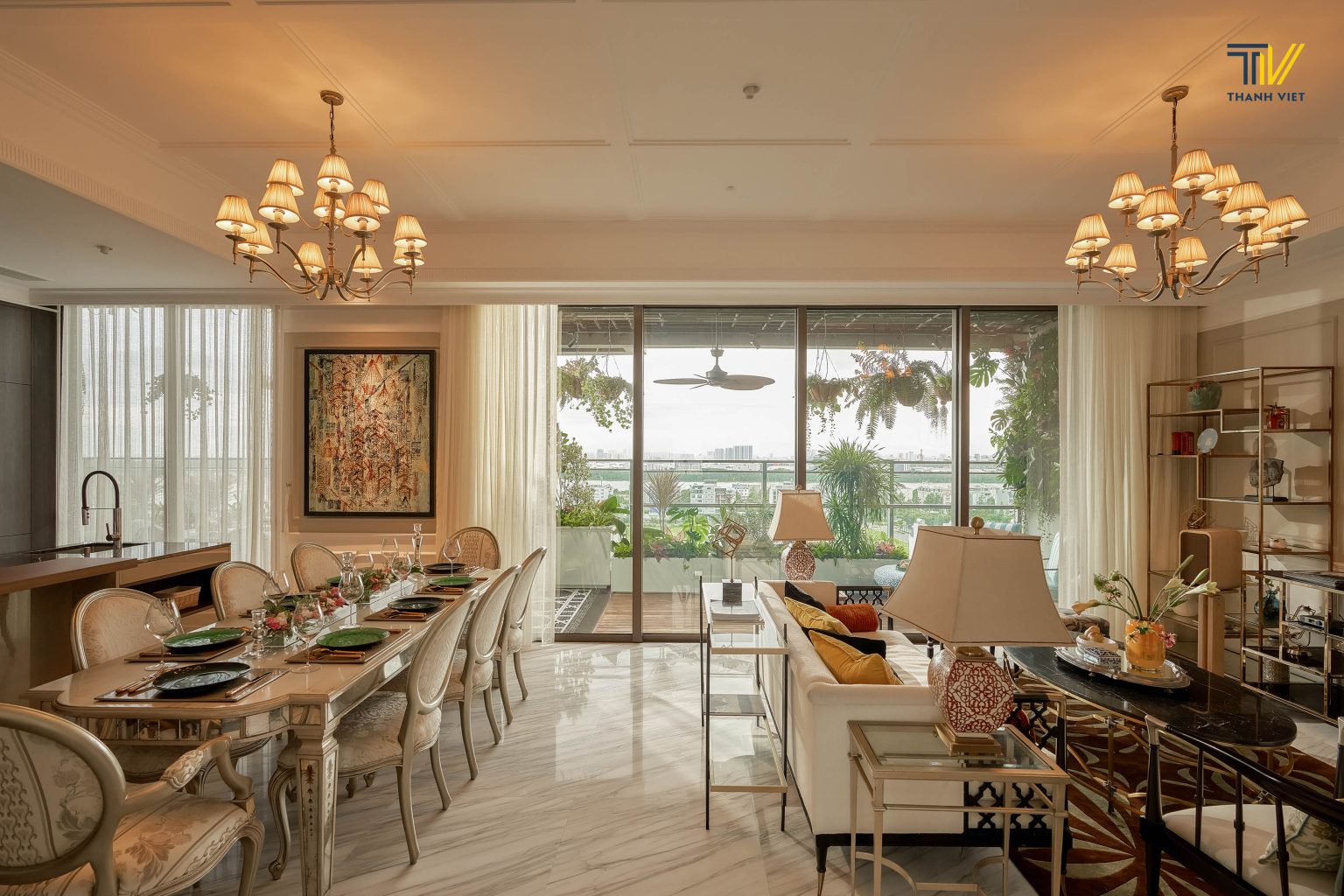 Căn Gloire 325m2 Tại Define Capitaland Với Chinoiserie Style